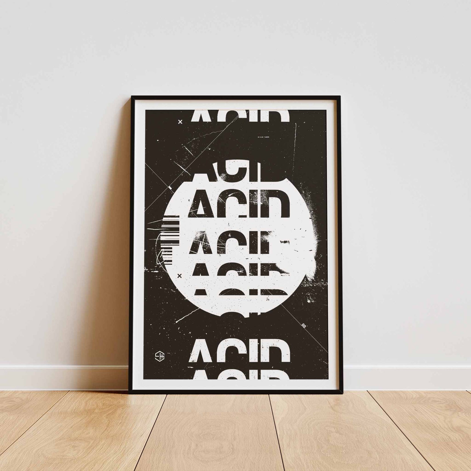 Acid House Poster | Rave Culture Wall Art | Music Print Gift