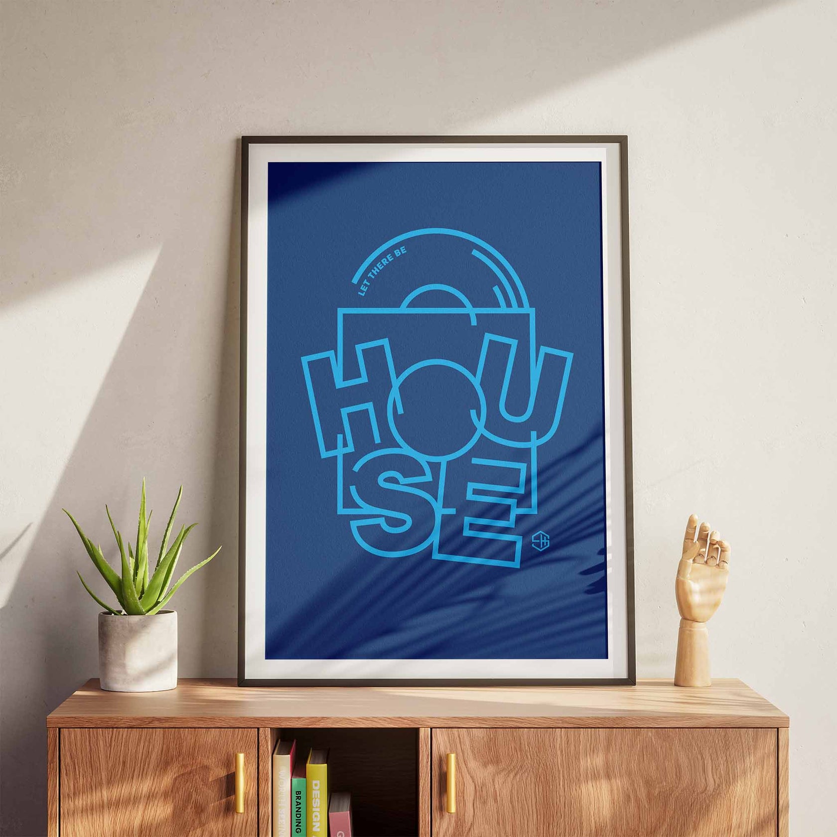 Let There Be House Music Poster | Dance Music Art Print